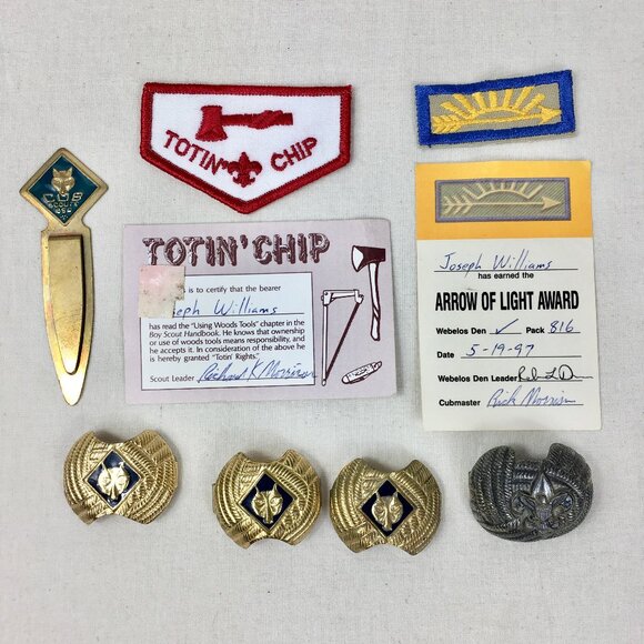 Boy Scouts | Accessories | Vintage Boy Scout Cub Arrow Of Light Patch ...